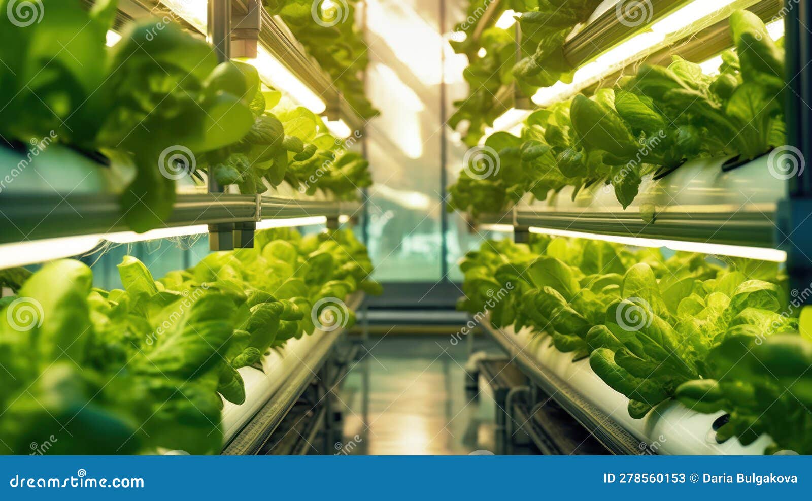 Hydroponics and Vertical Farming Concept. Water-saving Farming ...