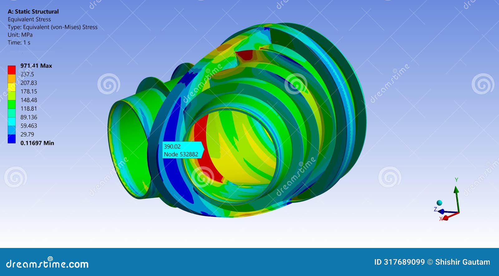 Hydropower Penstock Bifurcation Design Stock Illustration ...