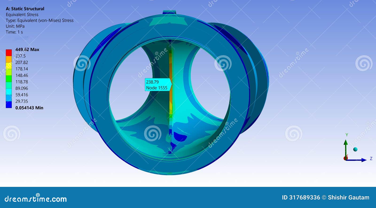 Hydropower Penstock Bifurcation Design Stock Illustration ...