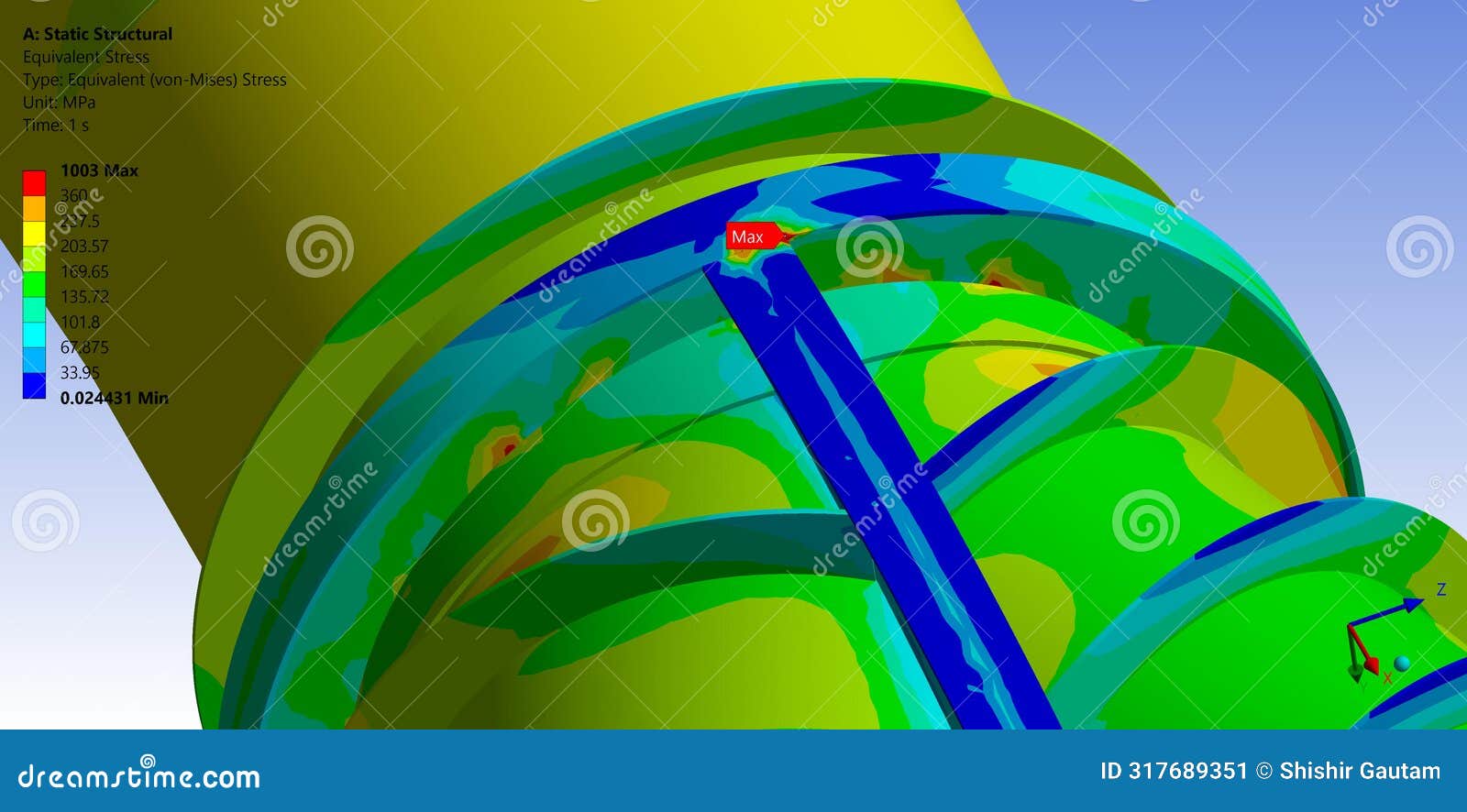 Hydropower Penstock Bifurcation Design Stock Illustration ...