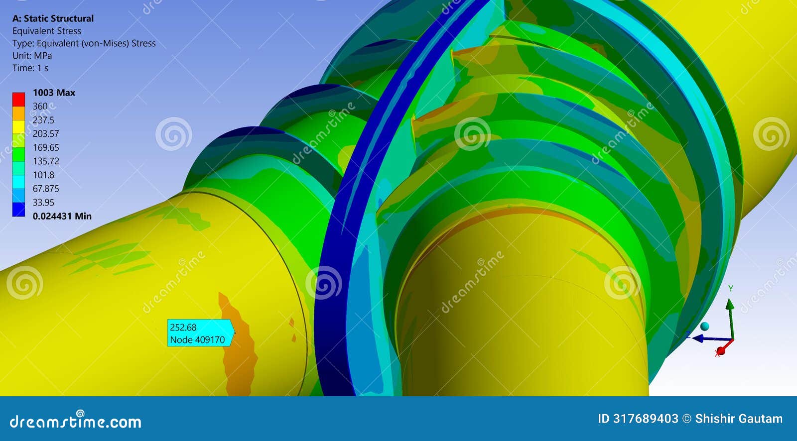 Hydropower Penstock Bifurcation Design Stock Illustration ...