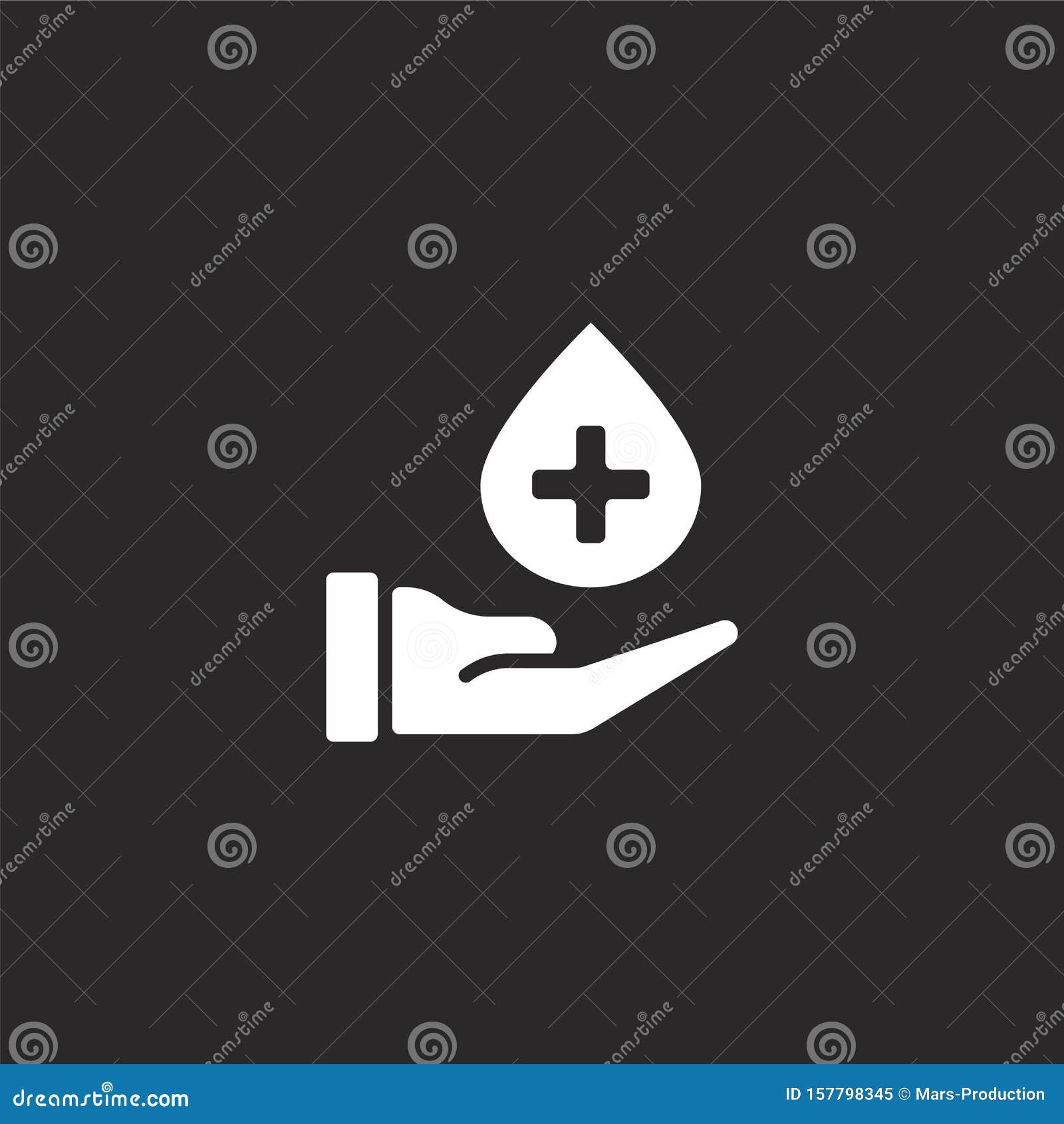 Hydrotherapy Icon. Filled Hydrotherapy Icon for Website Design and ...