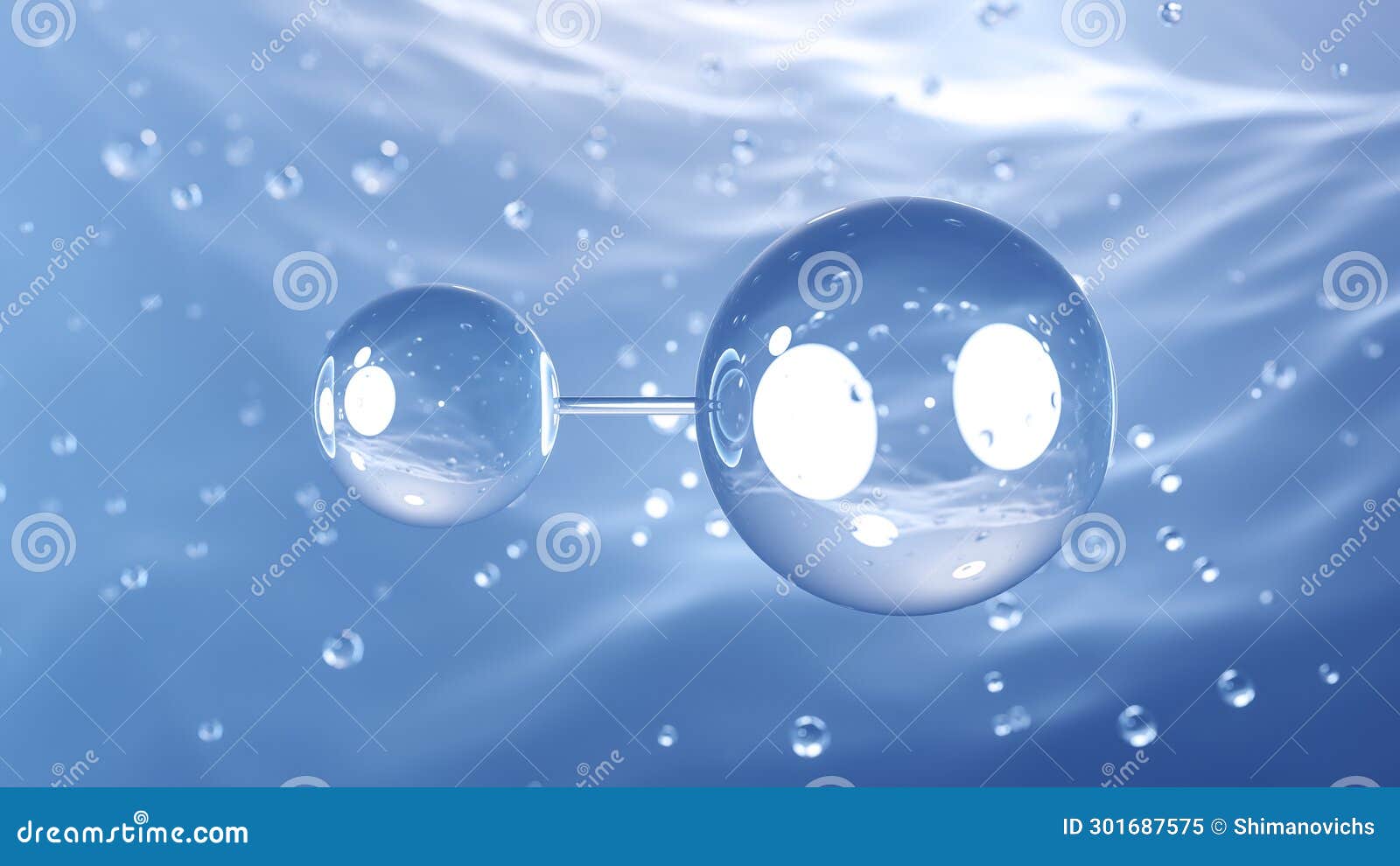 Hydroxide Molecular Structure, 3d Model Molecule, Diatomic Anion ...
