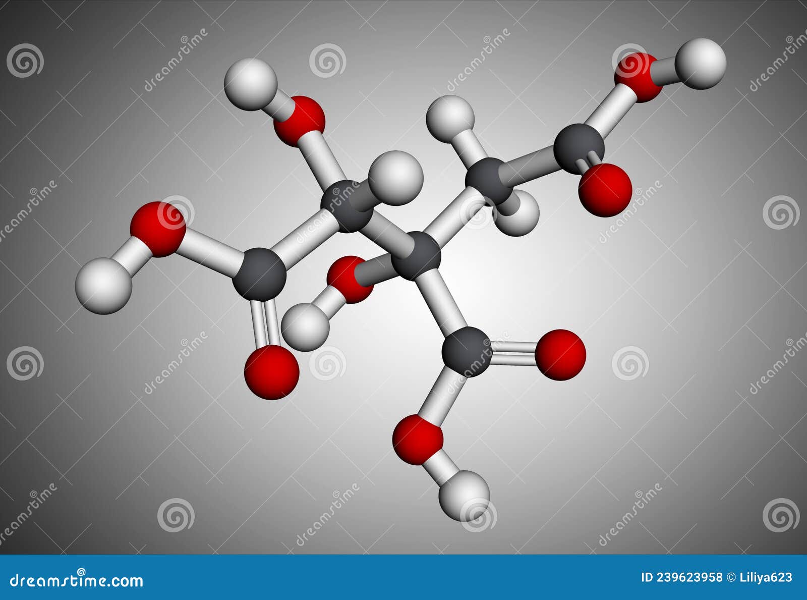 Hydroxycitric Acid Molecule, Molecular Structures, Derivative Citric ...