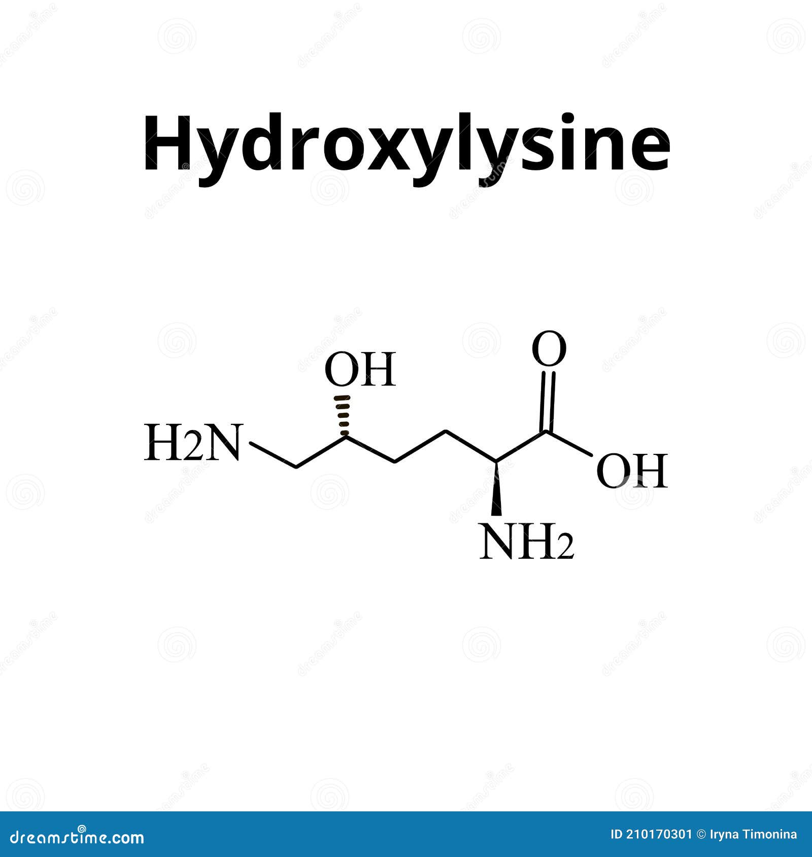 Hydroxylysine is an Amino Acid. Chemical Molecular Formula ...