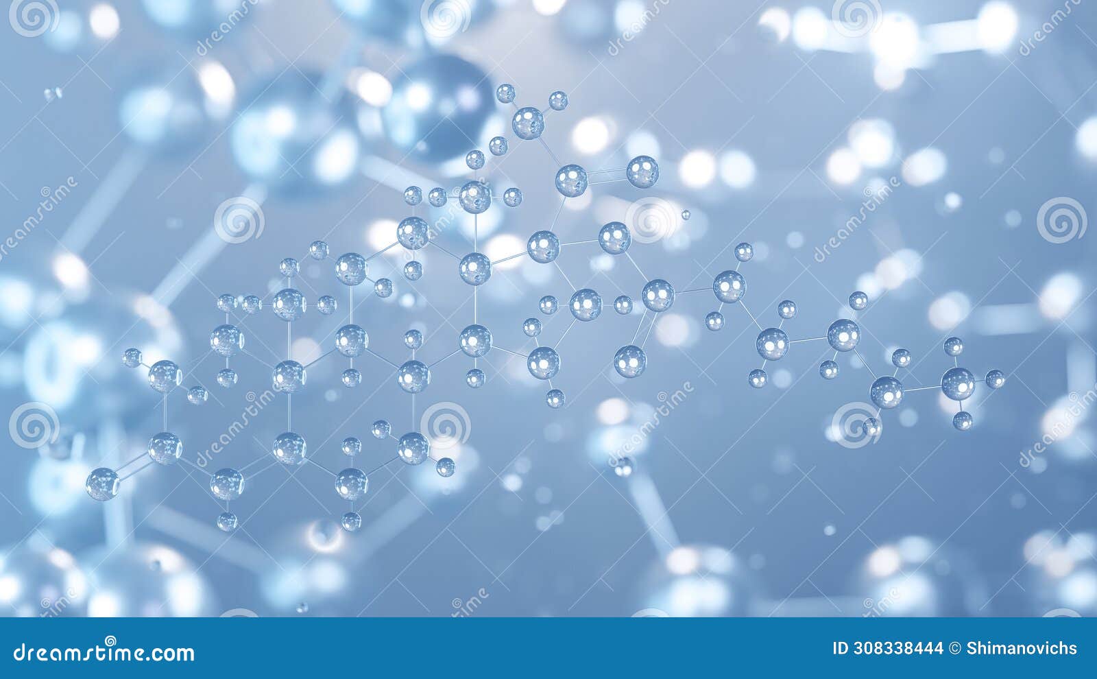 Hydroxyprogesterone Caproate Molecular Structure 3d, Flat Model ...