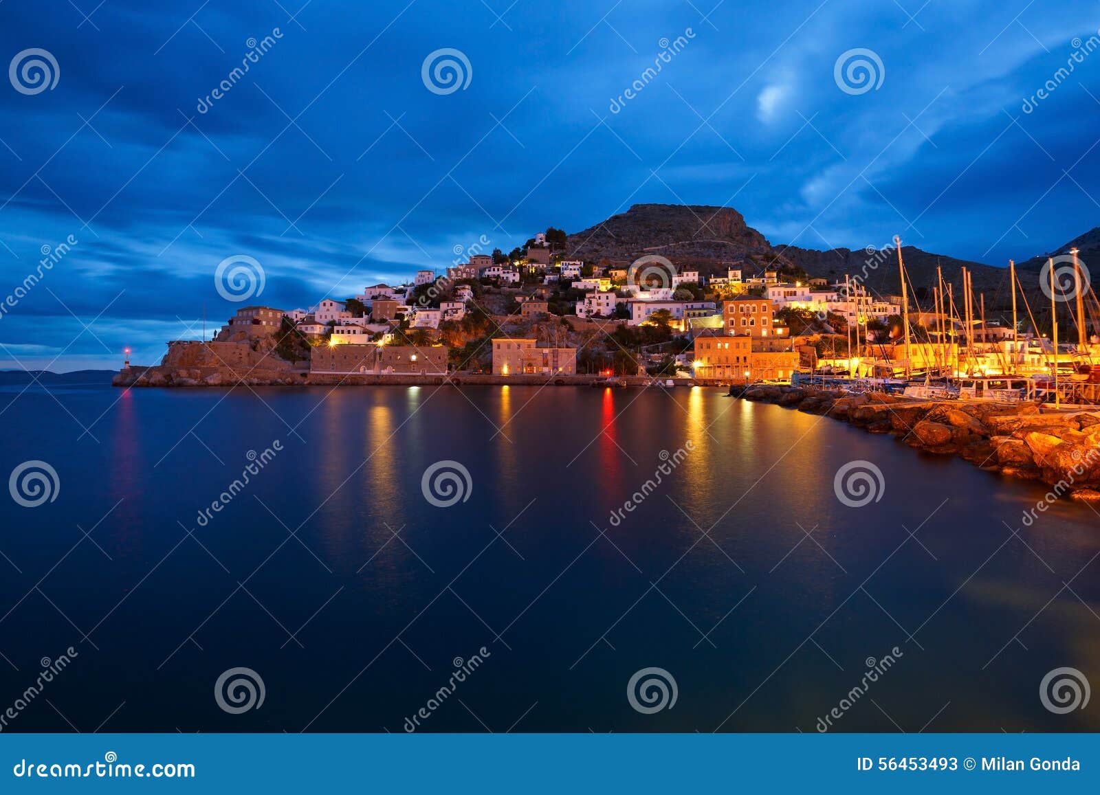 Hydry wyspa zdjęcie stock editorial. Obraz złożonej z ujawnienie - 56453493