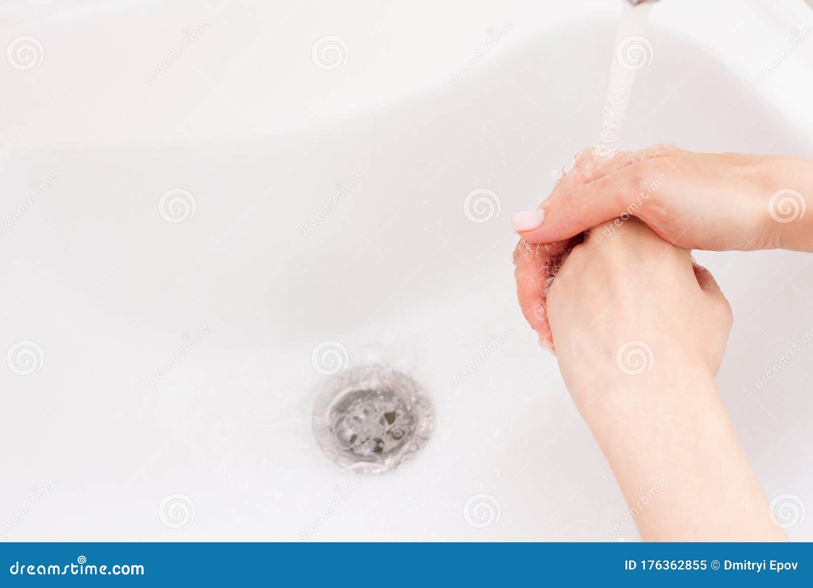 Hygiene Concept. Cleaning Hands Stock Image - Image of disinfection ...