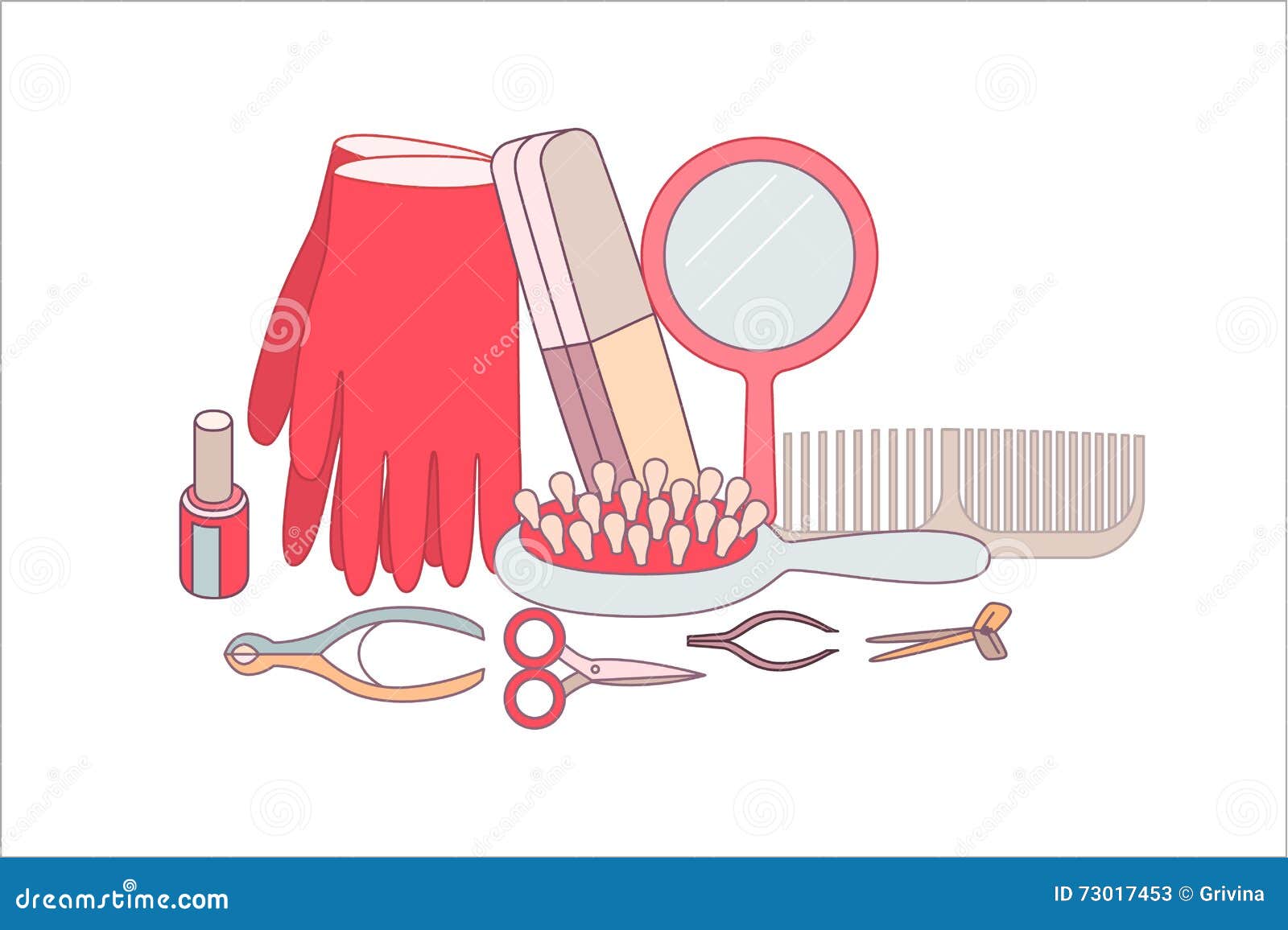 Hygiene elements groups stock vector. Illustration of beauty - 73017453