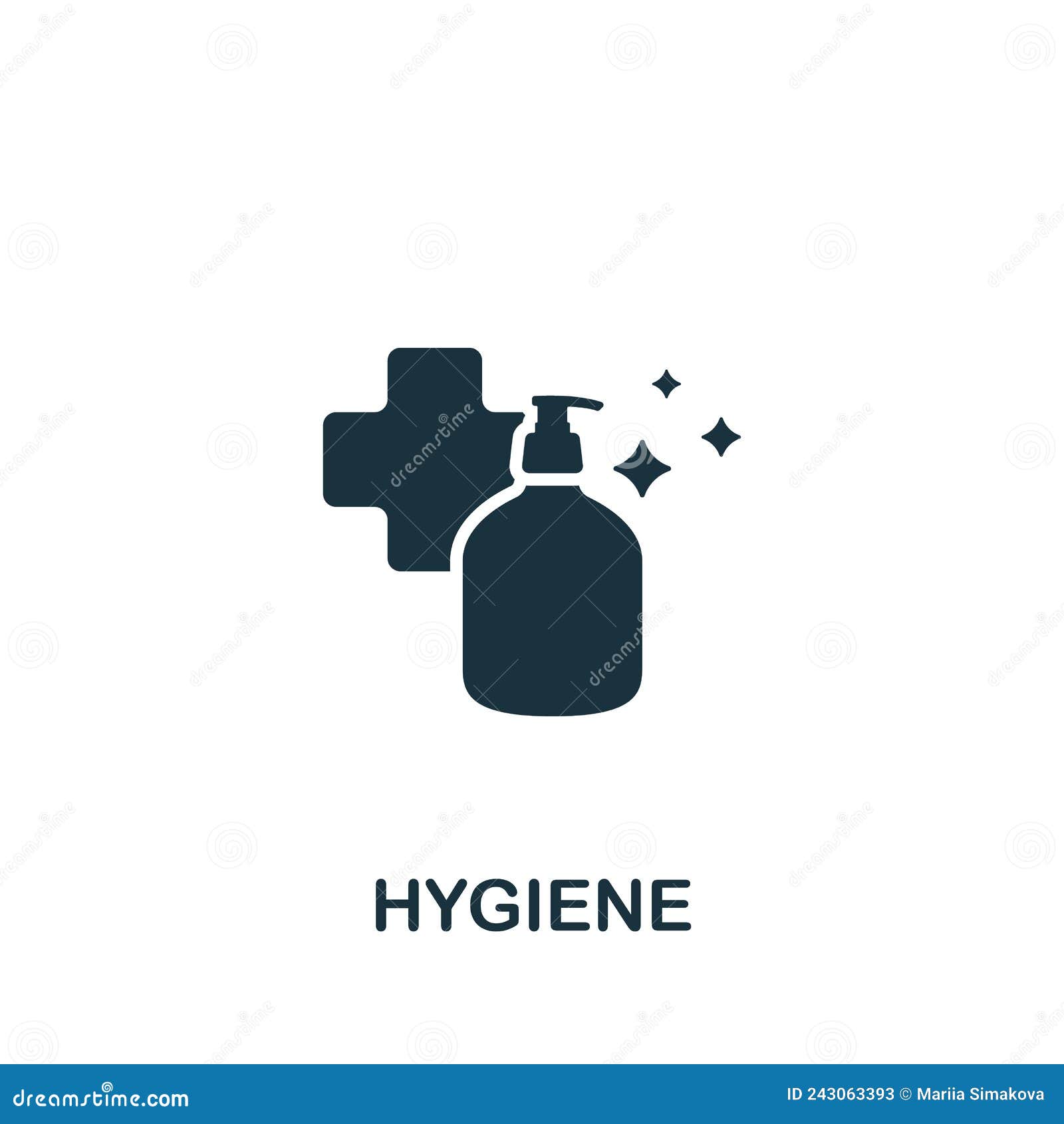 Hygiene Icon. Monochrome Simple Icon for Templates, Web Design and ...