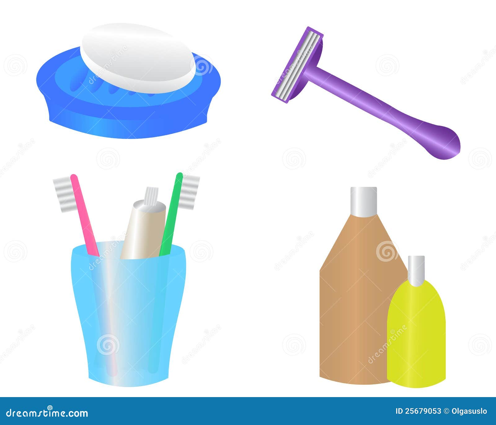 Hygiene items stock vector. Illustration of bottle, personal - 25679053 Hygiene items stock vector. Illustration of bottle, personal - 25679053