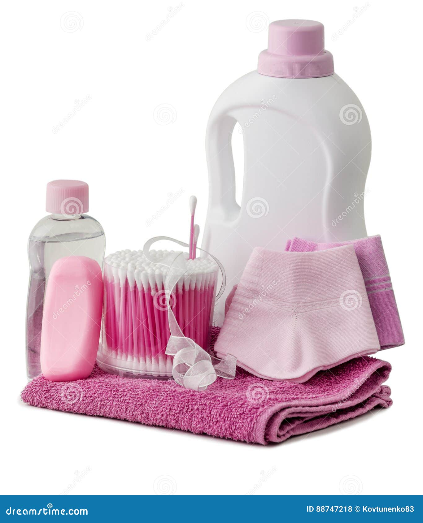 Hygiene Products and Bathroom Accessories Stock Photo - Image of ...
