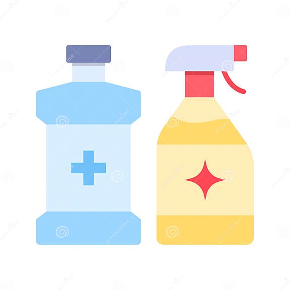 Hygiene Products Icon Image. Stock Vector - Illustration of handwash ...