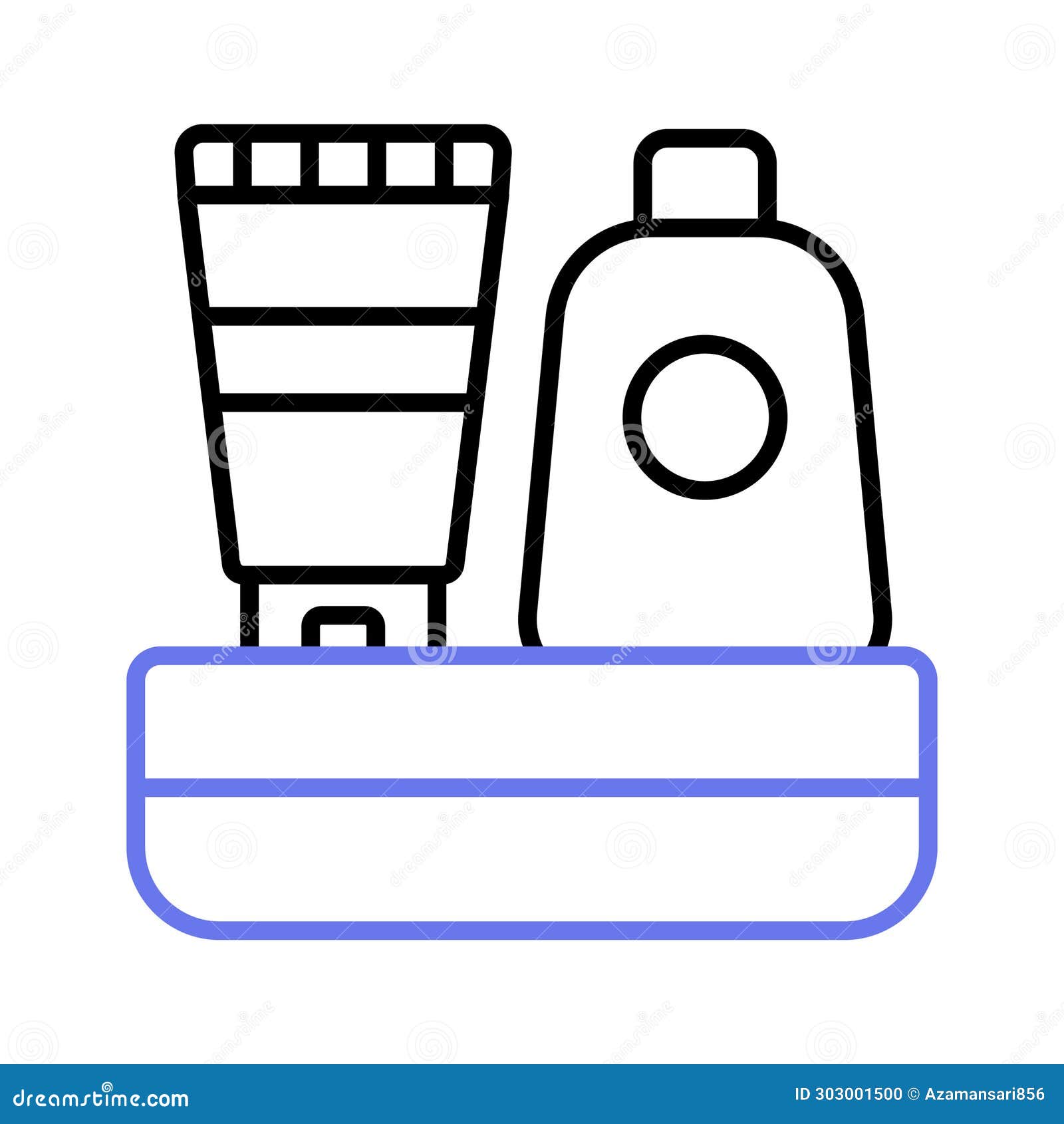 Hygiene Products Vector Design Isolated on White Background Stock ...