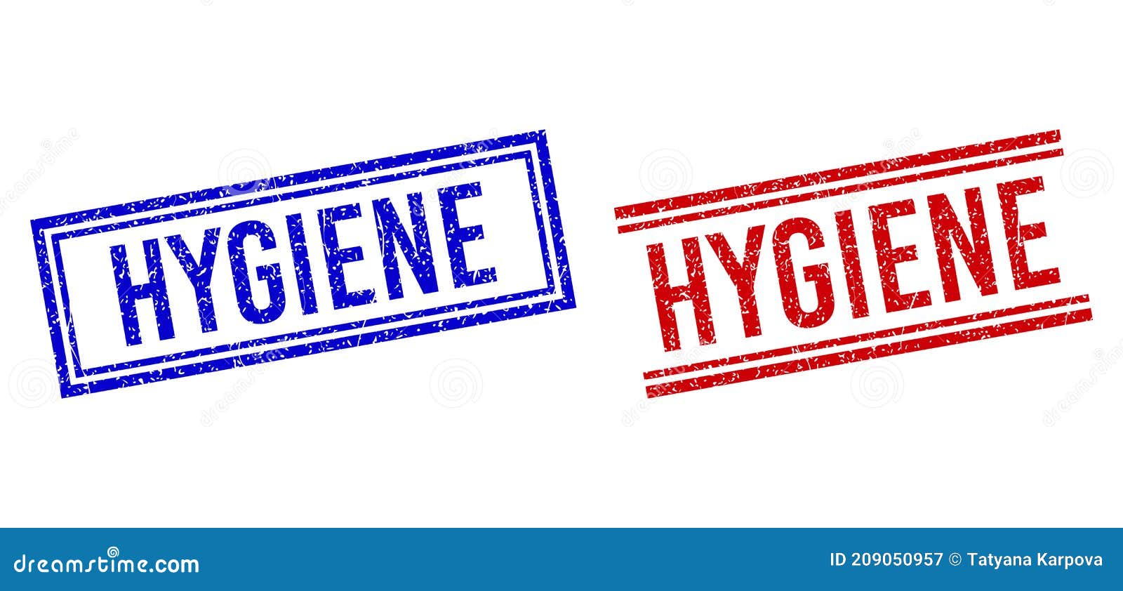 Rubber Textured HYGIENE Stamp Seals with Double Lines Stock ...