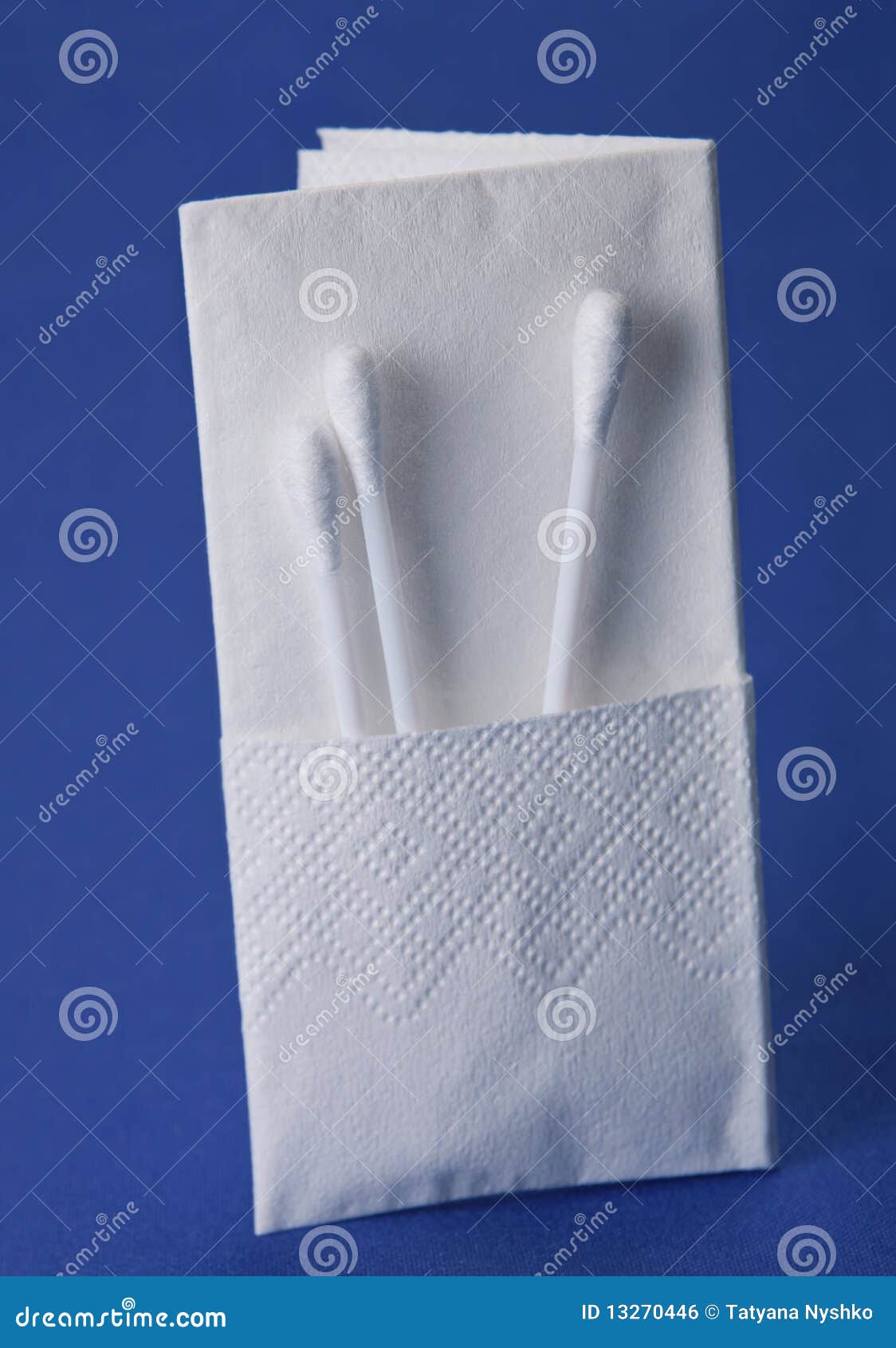 Hygiene tissue and stick stock photo. Image of wite, blue - 13270446