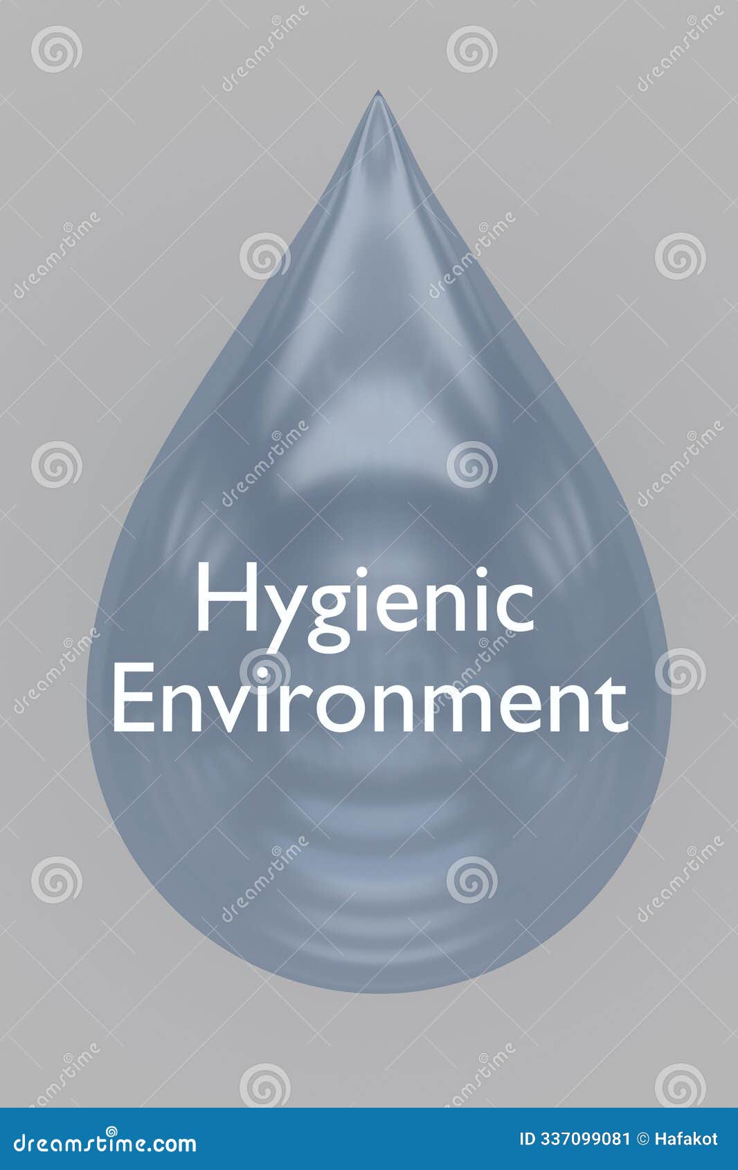 Hygienic Environment Concept Stock Illustration - Illustration of ...