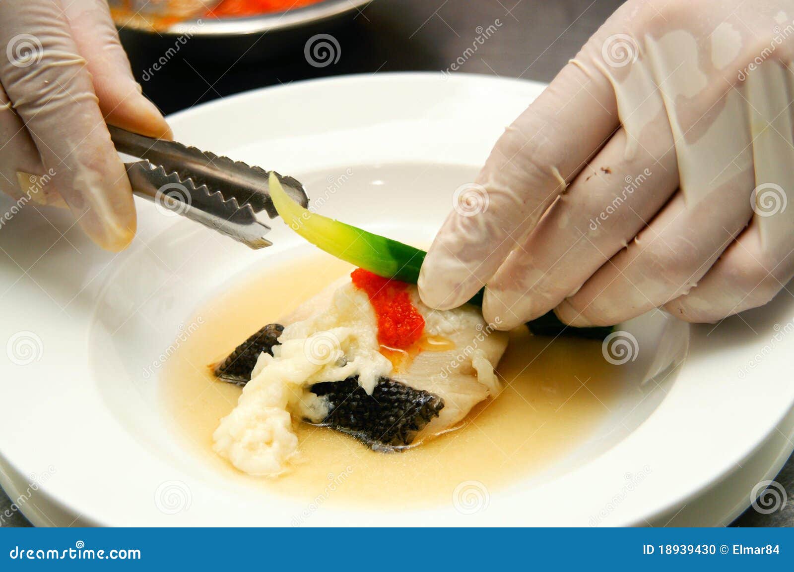 Hygienic Food Preparation stock photo. Image of preparation - 18939430