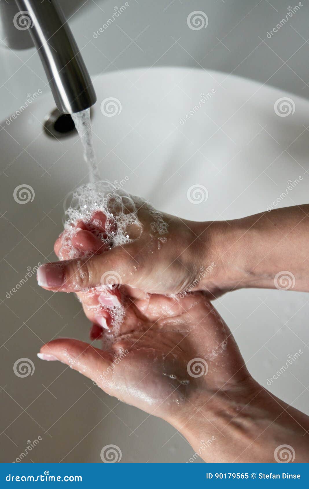 Hygienic hand washing stock image. Image of healthy, human - 90179565