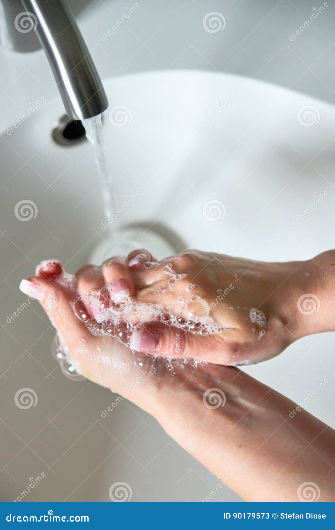 Hygienic hand washing stock image. Image of disinfect - 90179573