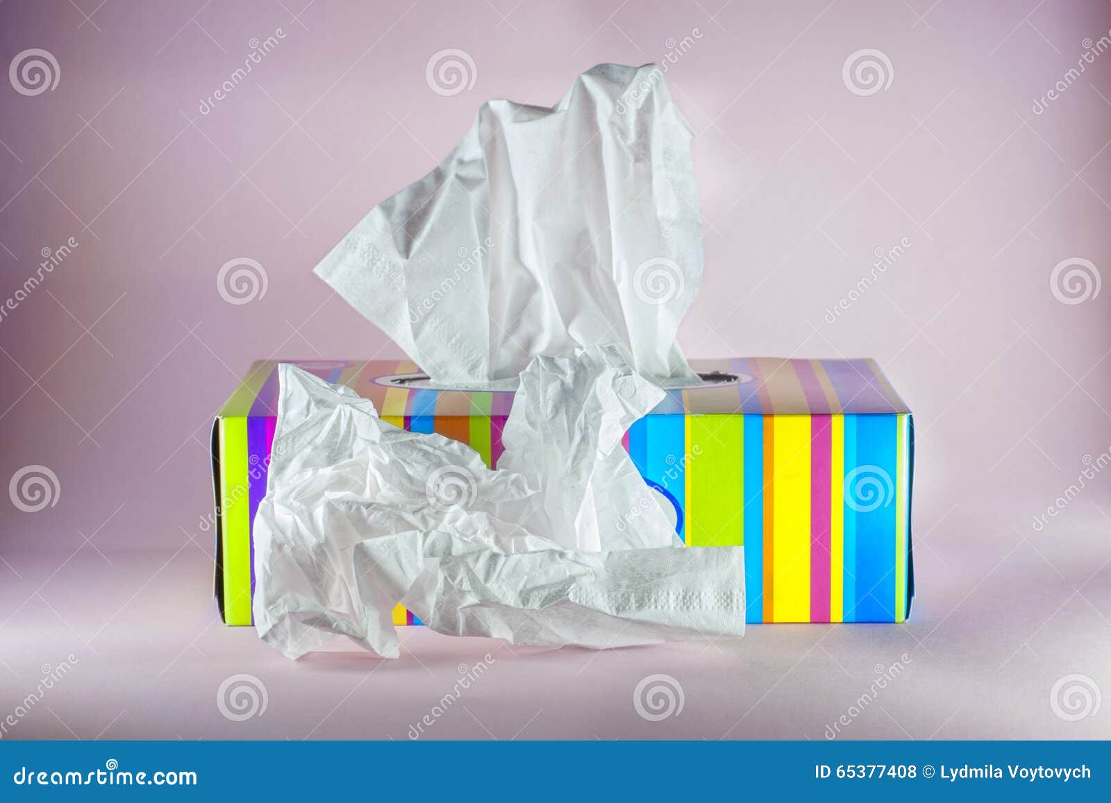 Hygienic Wipes in Paper Color Box Stock Photo - Image of life, soft ...