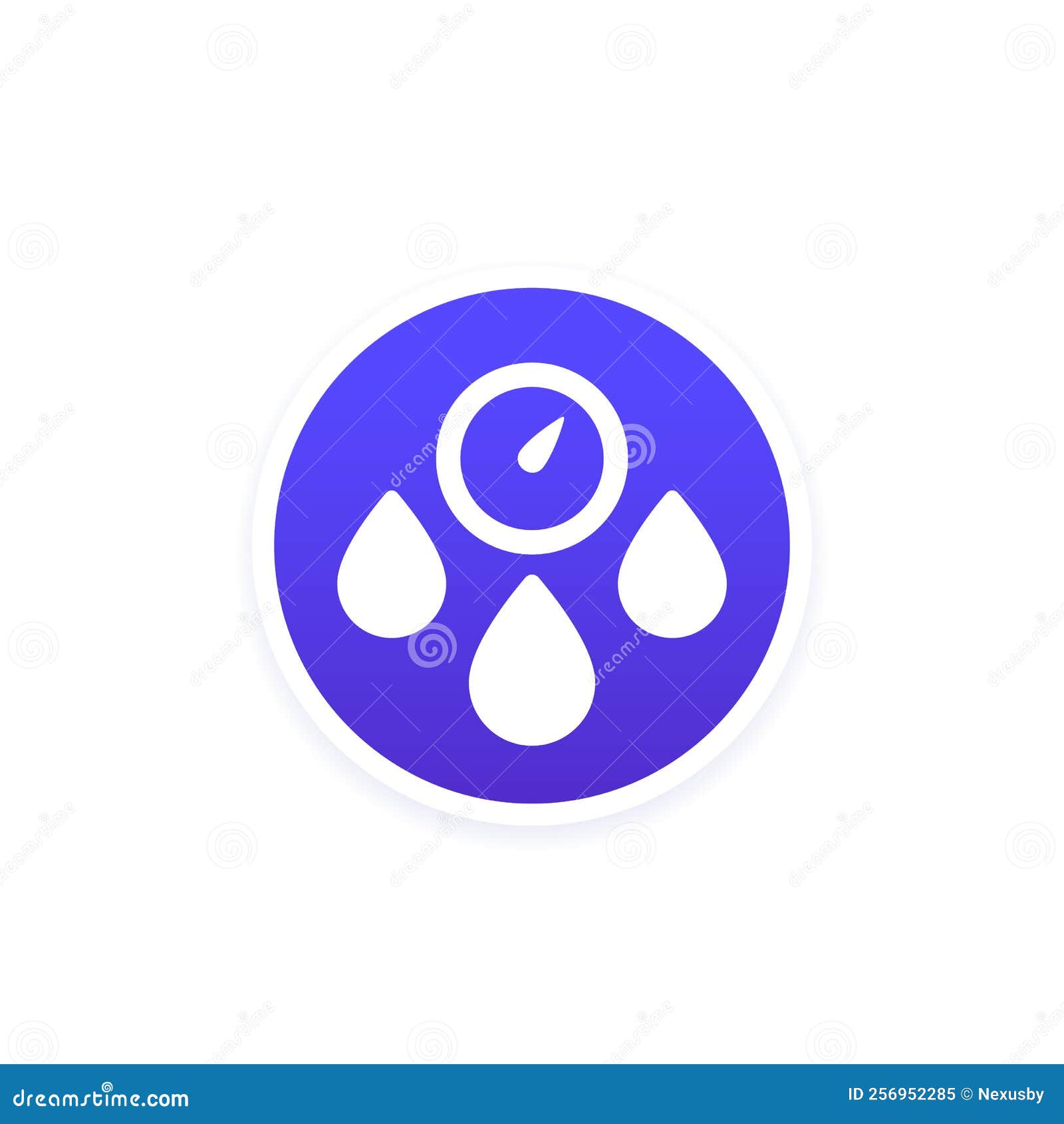 Hygrometer Icon, Humidity Control Vector Design Stock Vector ...