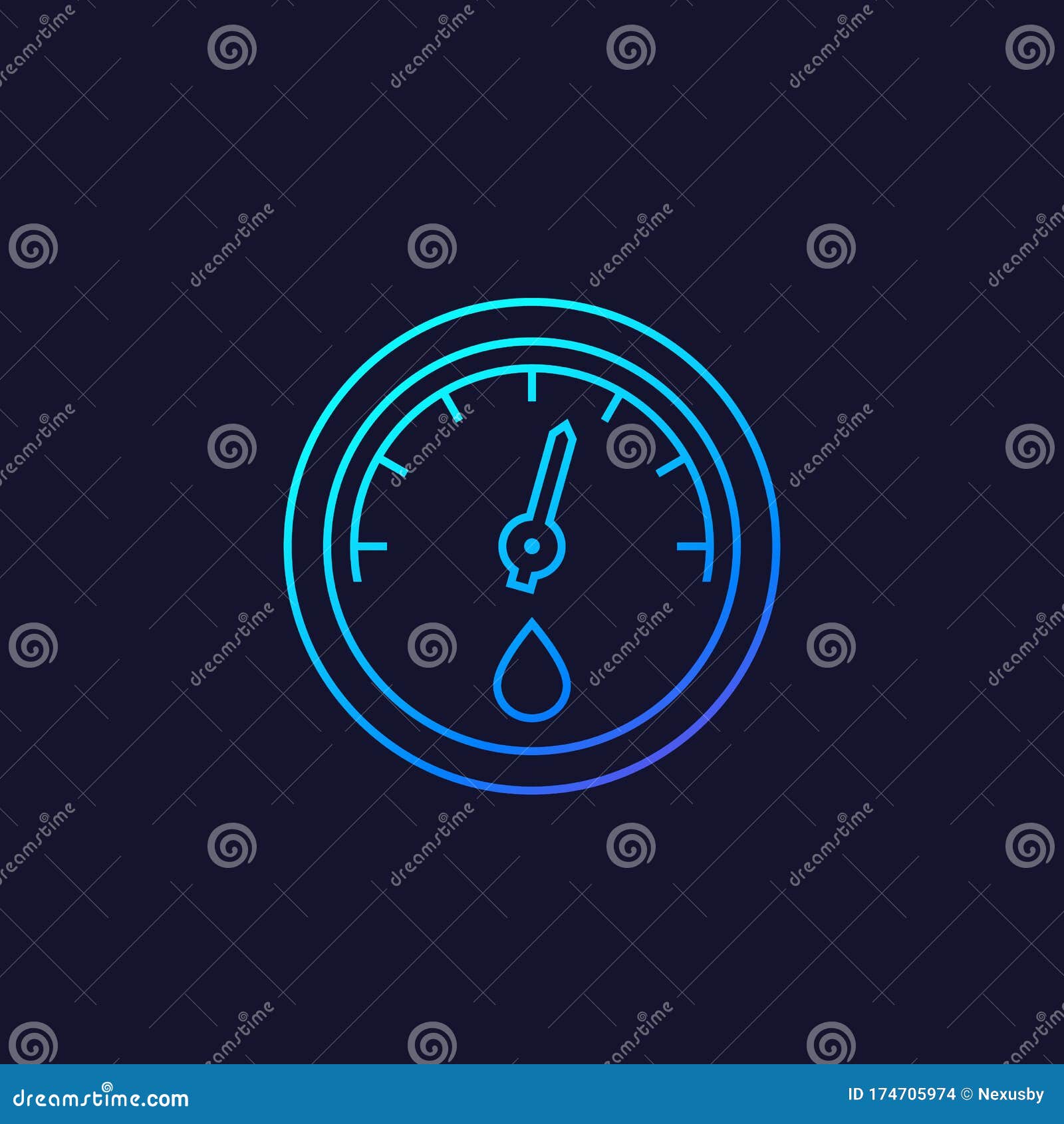 Hygrometer Icon From Spa Therapy Collection. Simple Line Element ...
