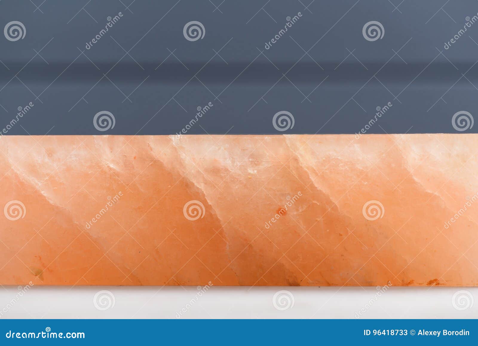 Hymalayan Pink Salt Block with Cracks Side View Stock Image - Image of ...