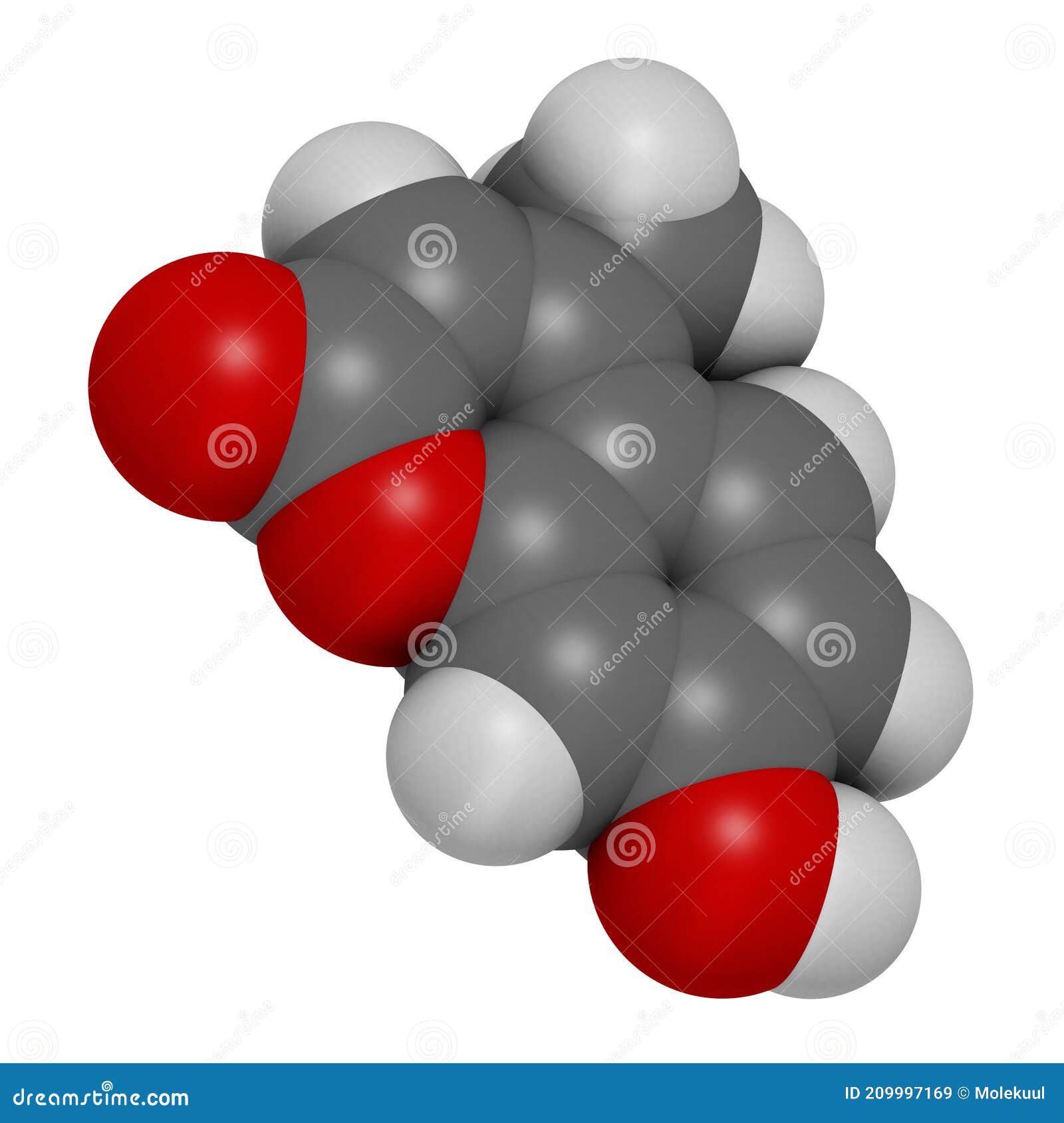 Hymecromone Drug Molecule. 3D Rendering. Atoms Are Represented As ...