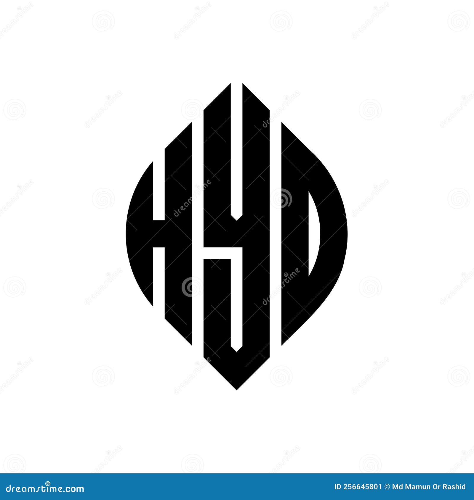 HYO Circle Letter Logo Design with Circle and Ellipse Shape. HYO ...