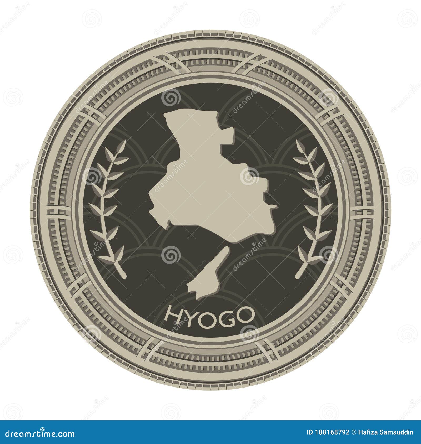 Hyogo Map. Vector Illustration Decorative Design | CartoonDealer.com ...