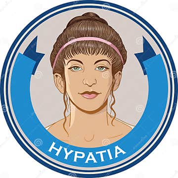Hypatia, Ancient Greek Philosopher, Vector Stock Vector - Illustration ...