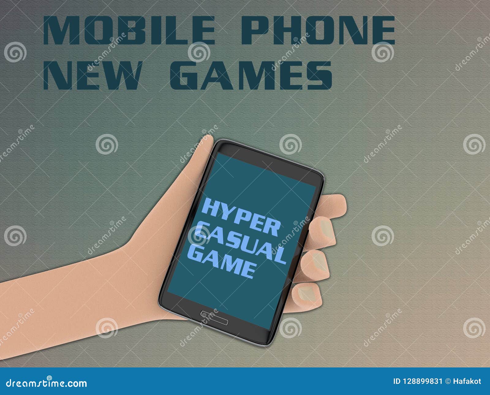 HYPER CASUAL GAME concept stock illustration. Illustration of panel ...