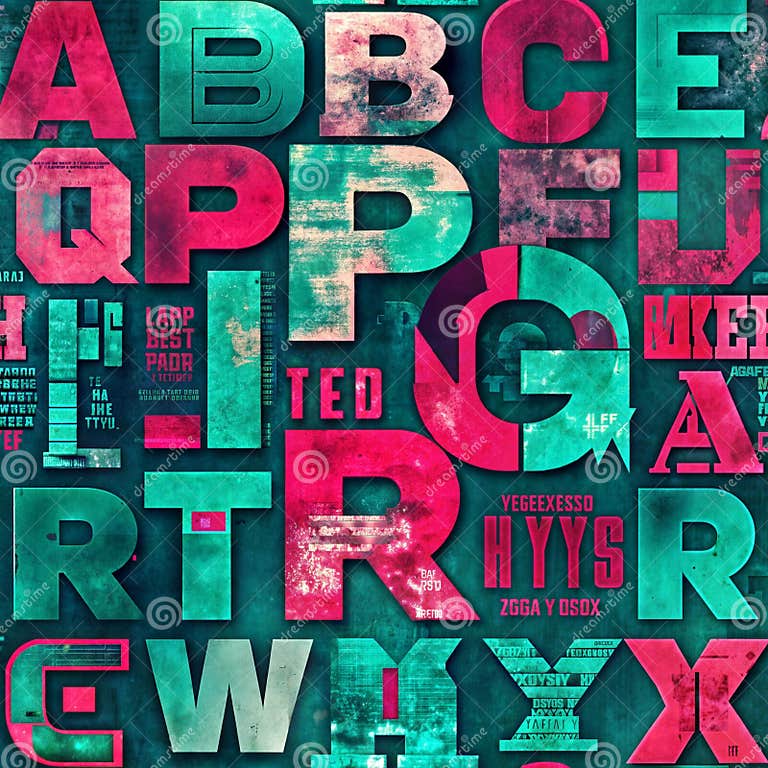 Hyper Detailed and Creative Patterns Using Letters from Different ...