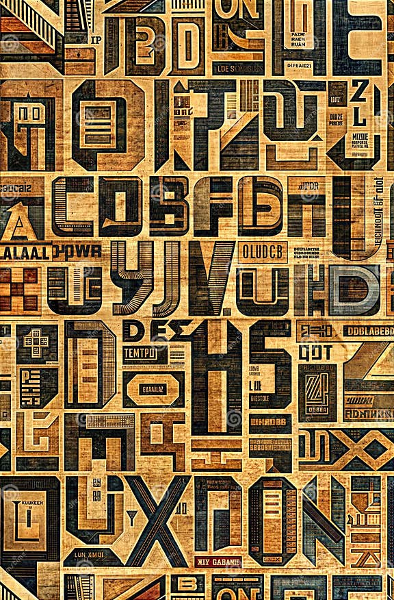 Hyper Detailed and Creative Patterns Using Letters from Different ...
