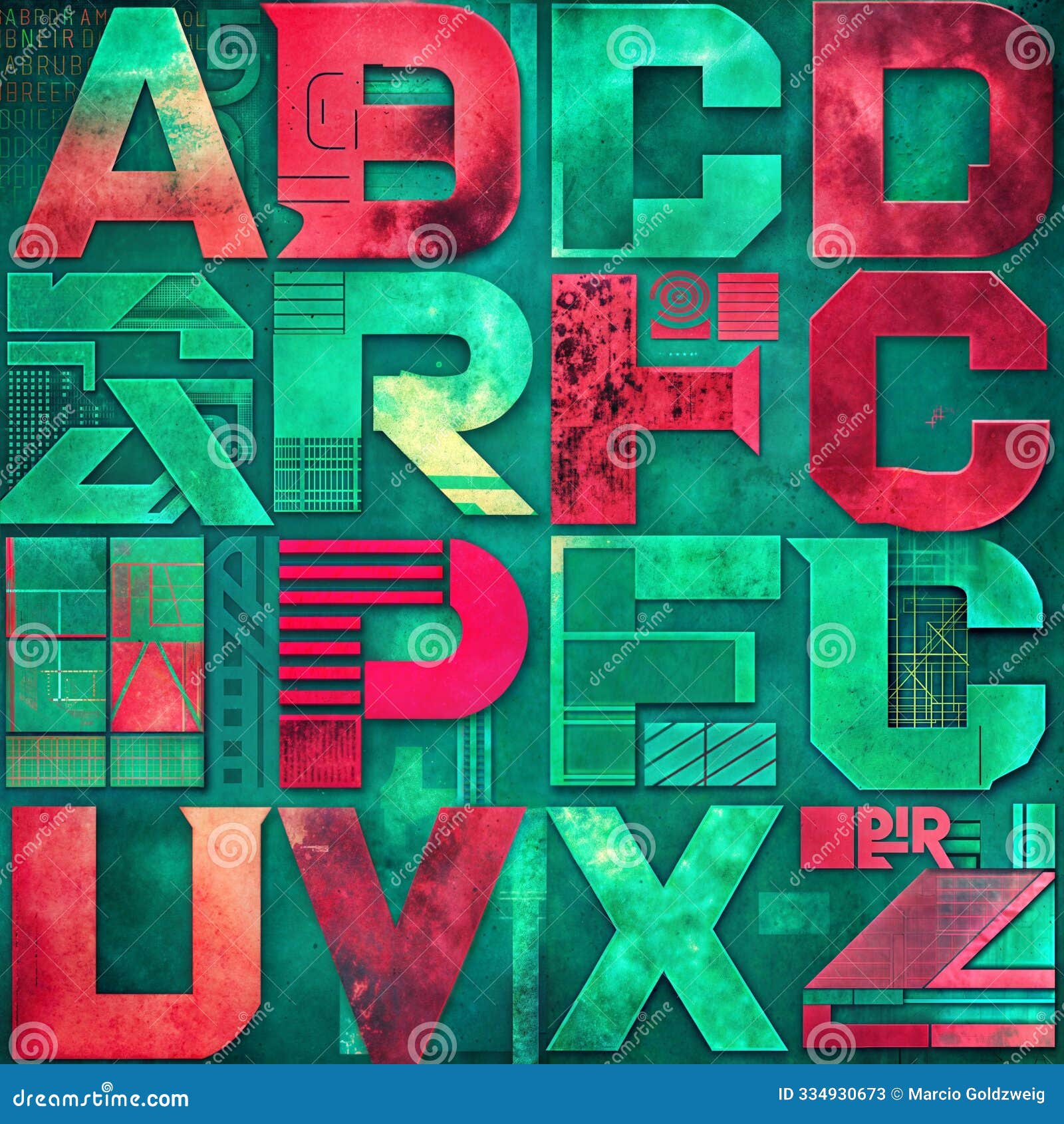 Hyper Detailed and Creative Patterns Using Letters from Different ...