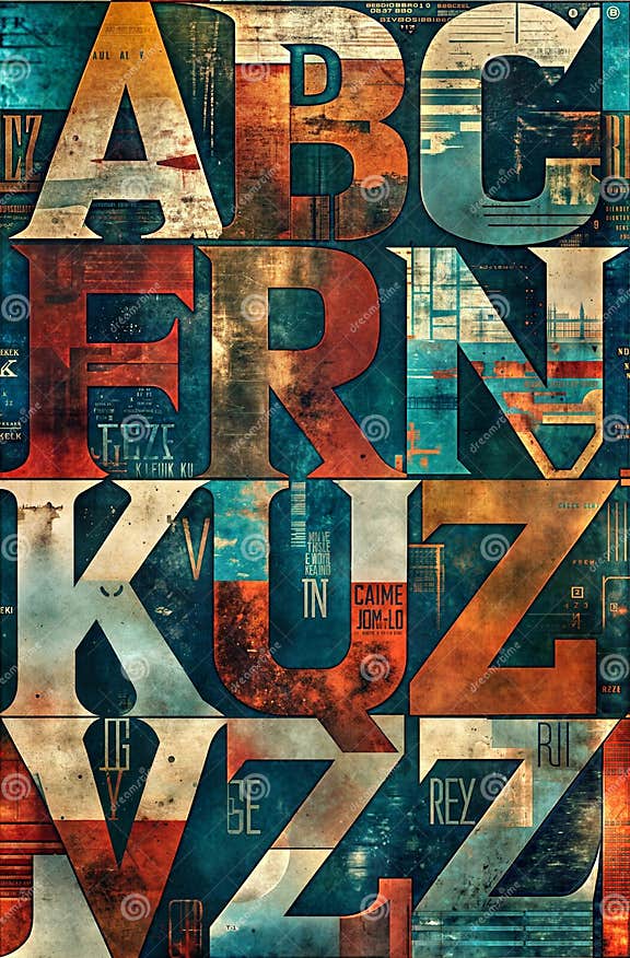 Hyper Detailed and Creative Patterns Using Letters from Different ...