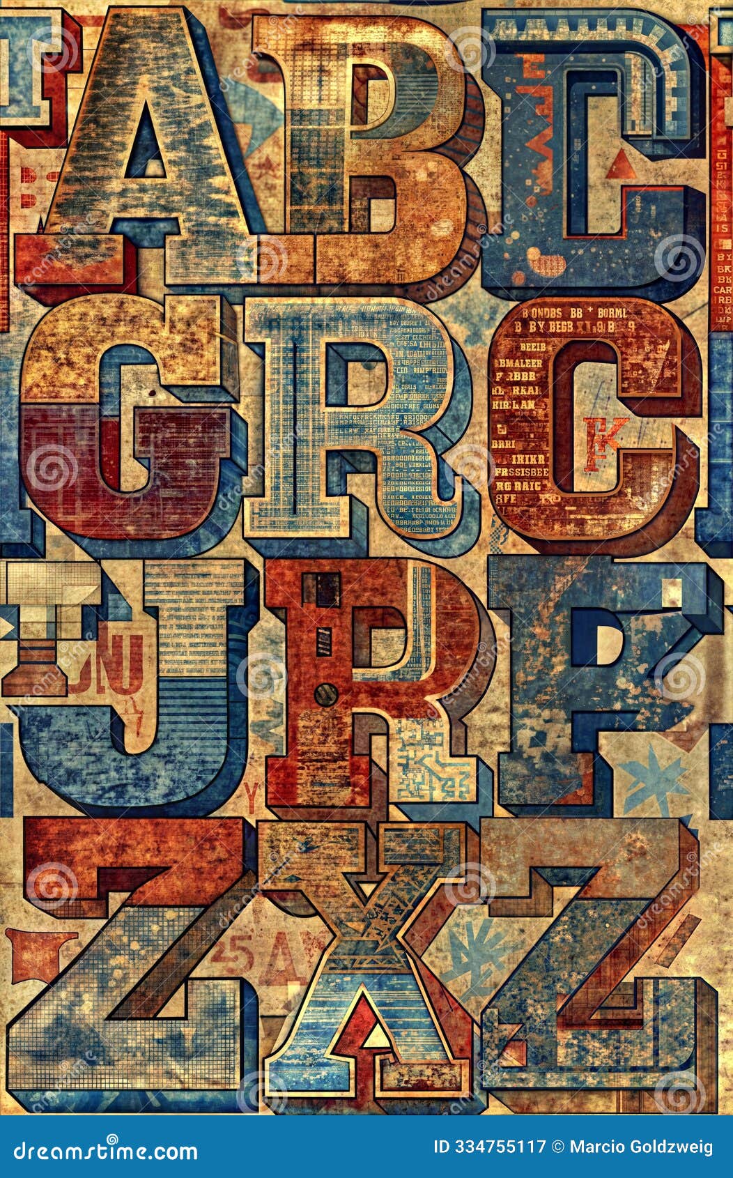 Hyper Detailed and Creative Patterns Using Letters from Different ...