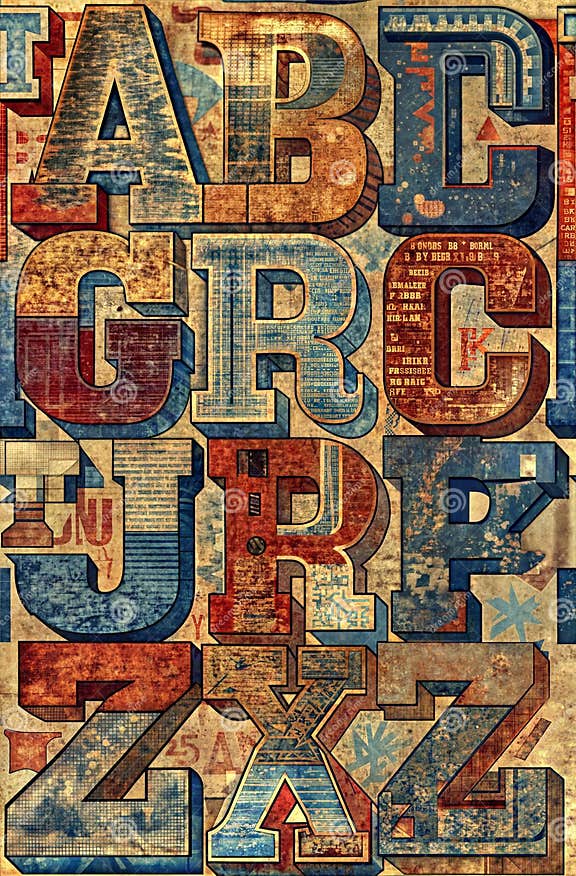 Hyper Detailed and Creative Patterns Using Letters from Different ...