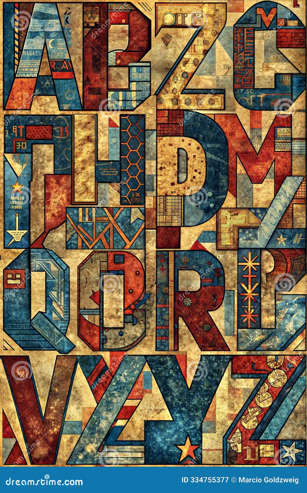 Hyper Detailed and Creative Patterns Using Letters from Different ...