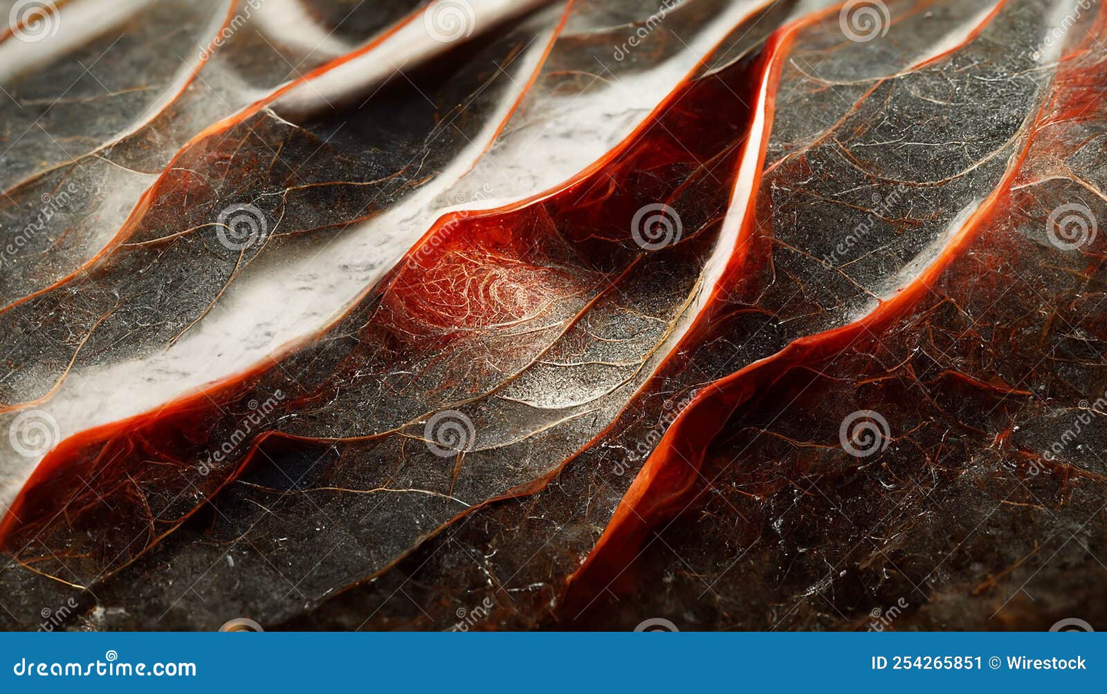 Hyper-detailed 3D Render of Lava Wave and Rare Stones Stock ...