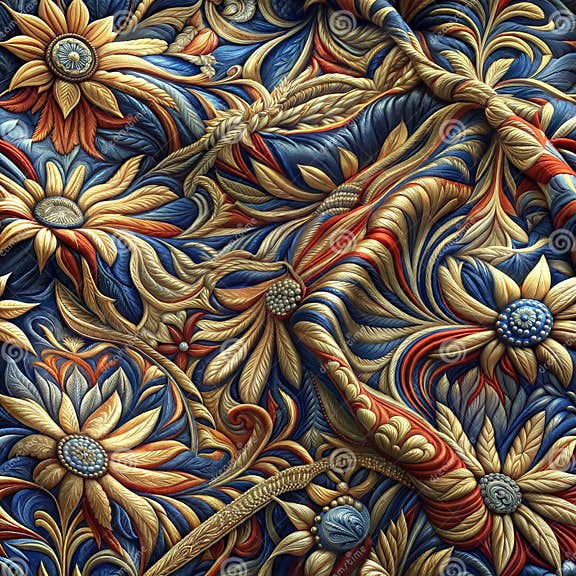 Hyper-detailed Fabric and Tissue Pattern, for Designs and Illustrations ...