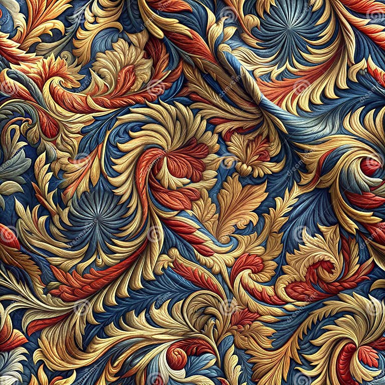 Hyper-detailed Fabric and Tissue Pattern, for Designs and Illustrations ...