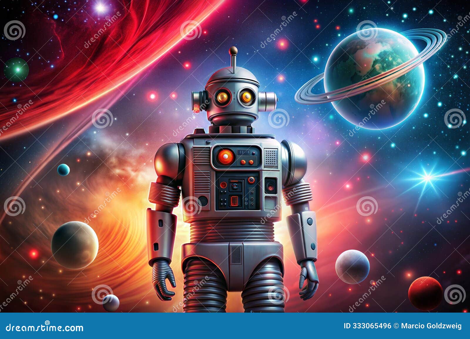 Hyper Detailed Illustration of Humanoids and Robots, AI Generated Image ...