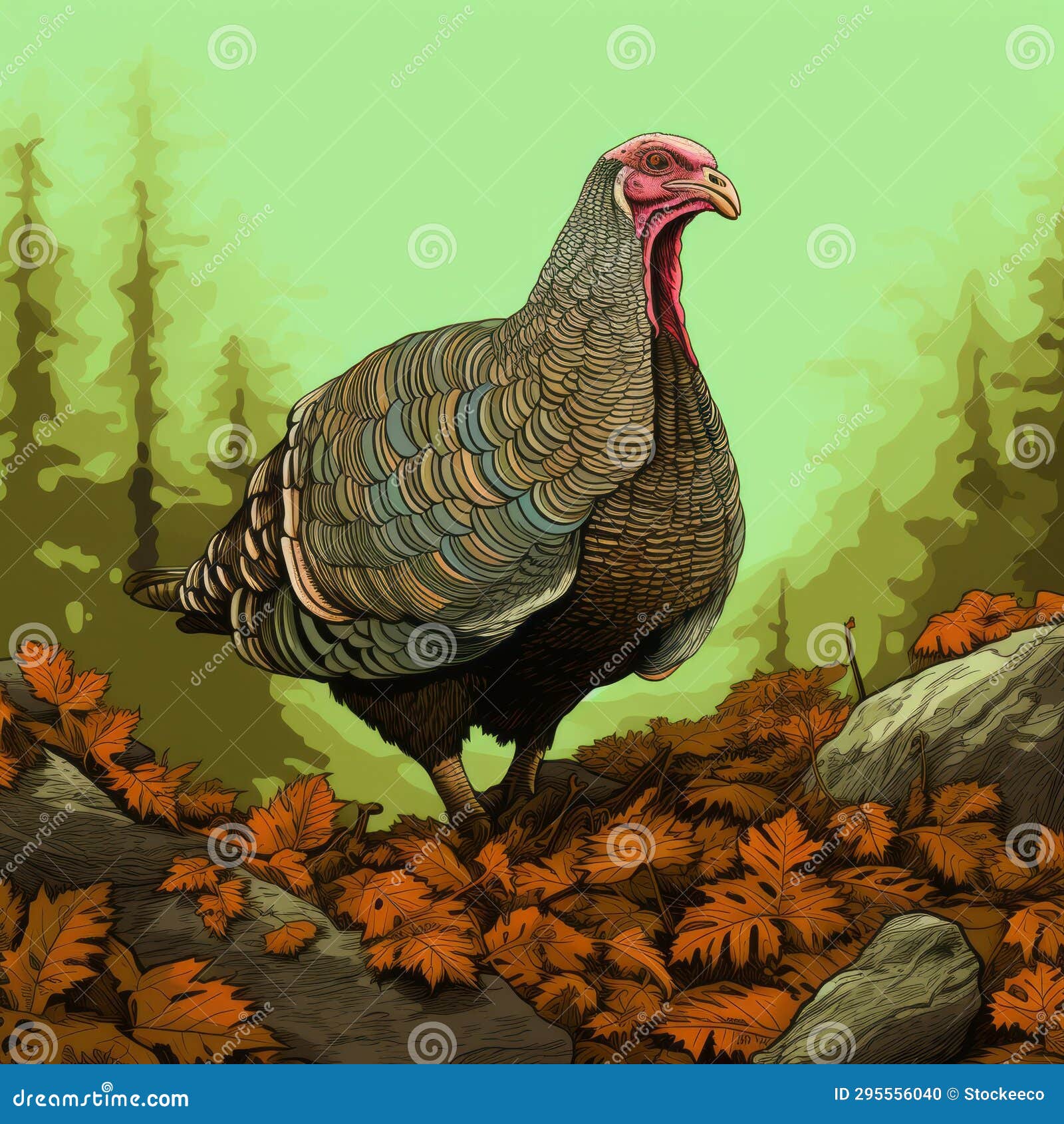 Hyperrealistic Turkey Portrait With Spectacles: Unreal Engine 5 Art ...