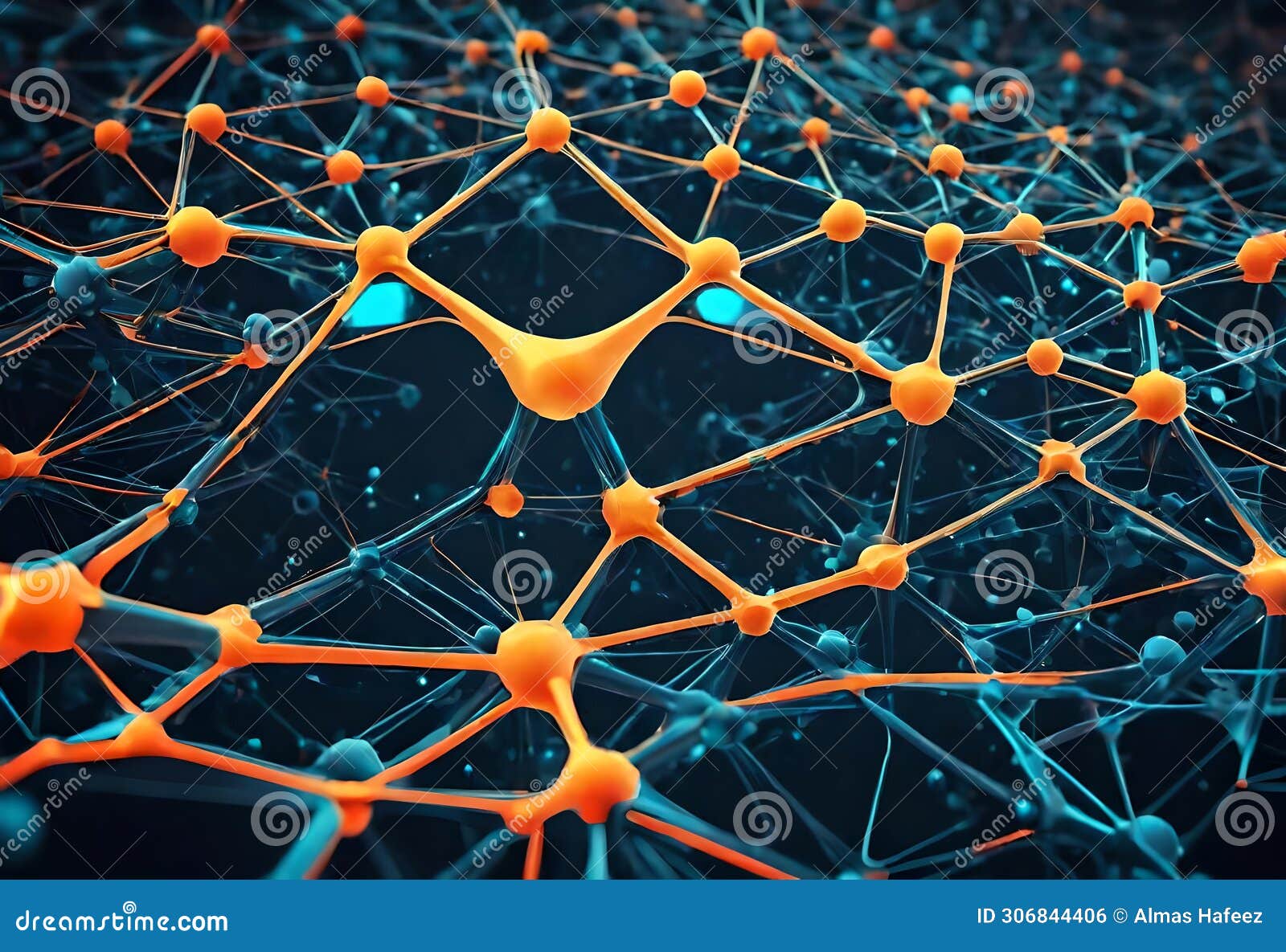 Hyper-Detailed Nano Technology: Futuristic Close-Up Abstract Background ...