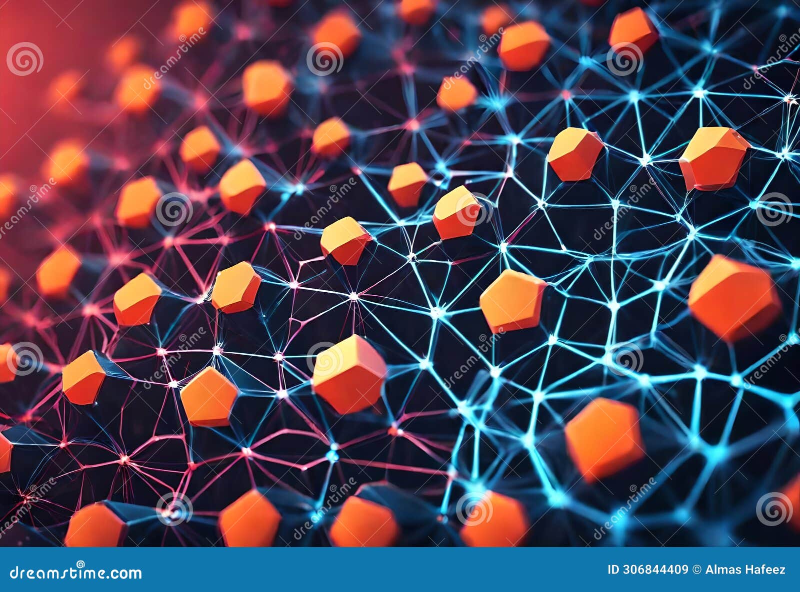 Hyper-Detailed Nano Technology: Futuristic Close-Up Abstract Background ...