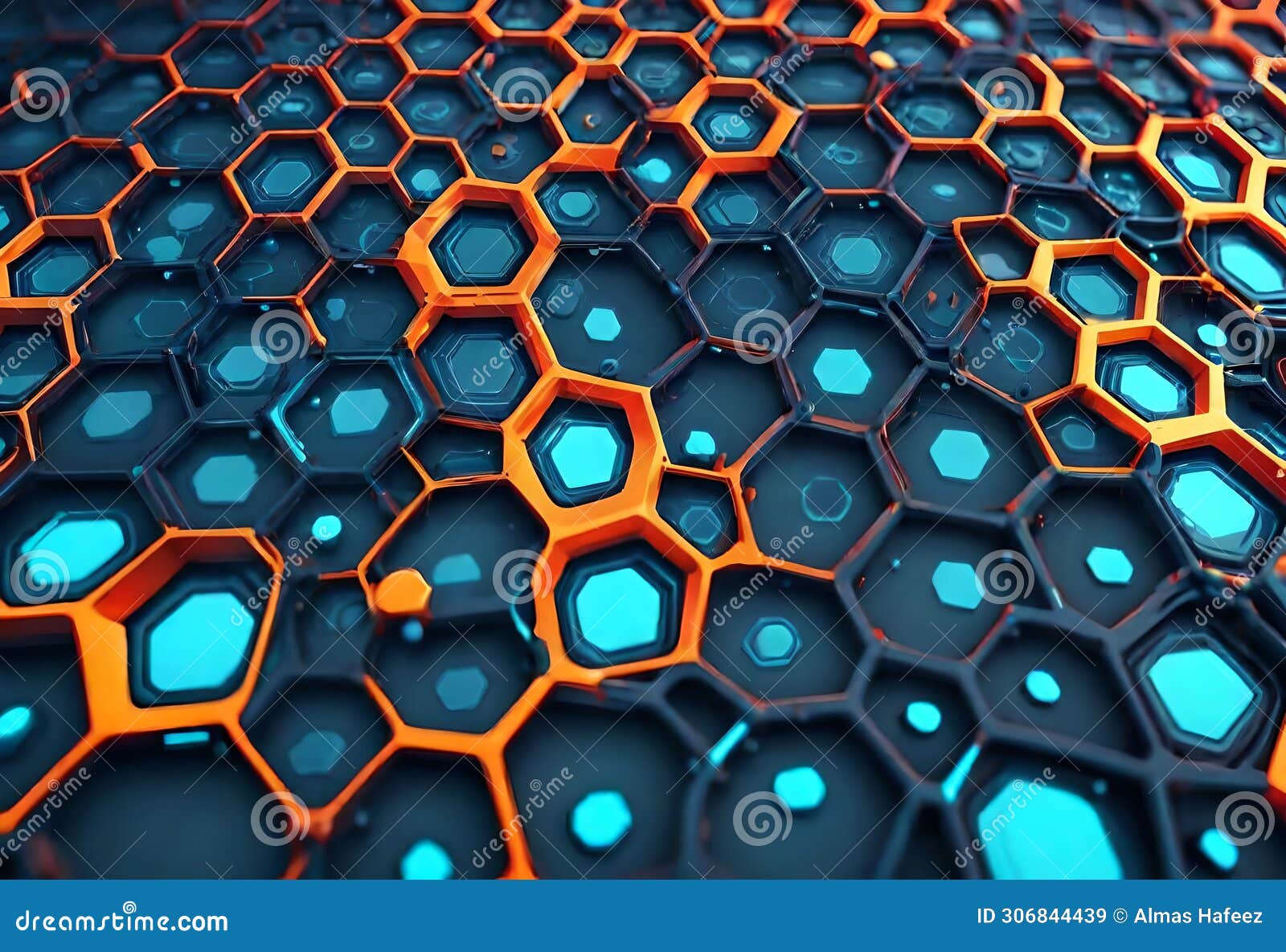 Hyper-Detailed Nano Technology: Futuristic Close-Up Abstract Background ...