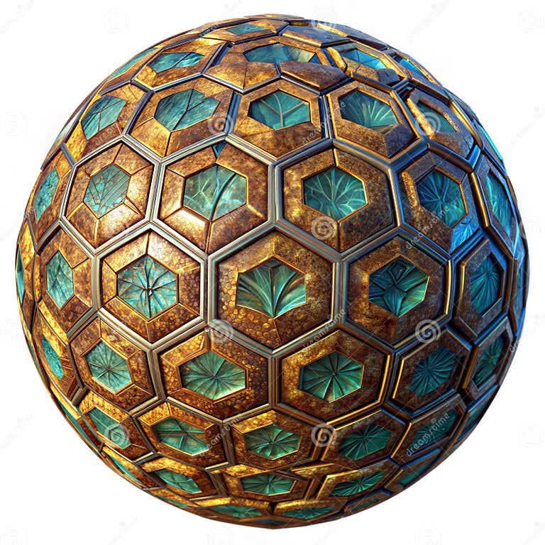 Hyper-detailed Sphere 3D Rendered, for Designs and Illustrations, AI ...