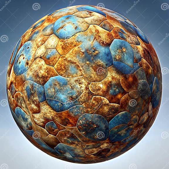 Hyper-detailed Sphere 3D Rendered, for Designs and Illustrations, AI ...